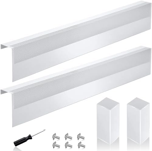 Baseboard Heater Cover, 3FT-6FT Retractable Galvanized Steel Easy Slip ...