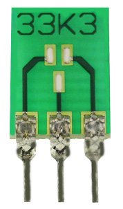 3 Pin SIP Surface Mount Integrated Circuit Adapter (0.3" x 0.4 ...