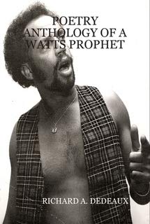 POETRY ANTHOLOGY OF A WATTS PROPHET 1960 - 2008: unknown author ...
