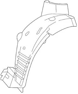 Amazon.com: MERCEDES-BENZ 2046905730 GENUINE OEM FENDER LINER : Automotive