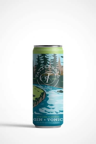 Amazon.com: TATTERSALL DISTILLING Gin & Tonic Cocktail 4pk Cans, 12 FZ ...