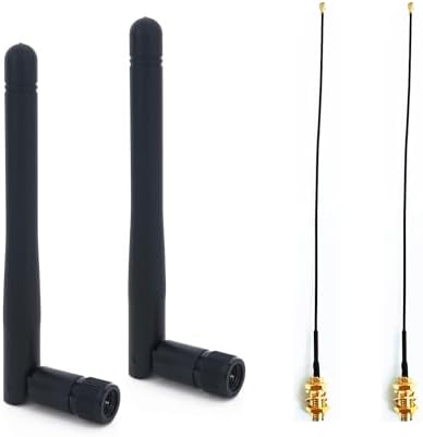 Amazon.com: 3dBi 2.4GHz WiFi Antenna Omni-Directional SMA Male to SMA ...