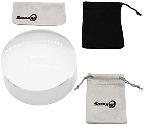 3 Inch Dome Magnifier 6X Paperweight Reading Magnifying Glass Optical ...
