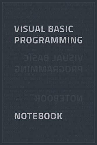Visual Basic Programming Notebook Programming Notebook Ruled Journal T For Visual Basic