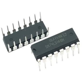 10PCS SN74LS148N DIP-16 HD74LS148P 74LS148 8-Wire-3 Line Octal Priority ...