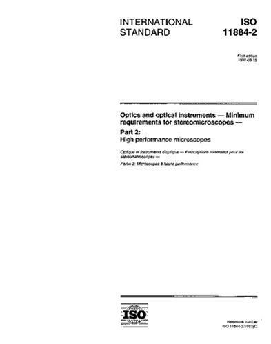 ISO 11884-2:1997, Optics and optical instruments - Microscopes ...