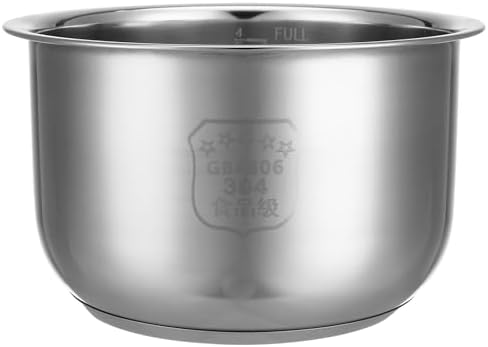 Rice Cooker Stainless Steel Inner Pot 3L Non-Stick Rice Cooker Liner ...