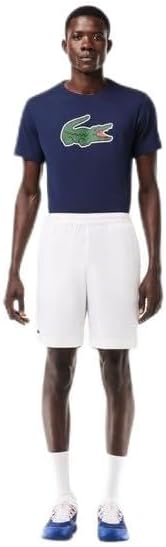 Amazon.co.jp: ラコステ LACOSTE テニスウェア メンズ ウルトラドライトレーニングテニスショーツ GH7452-99 ...