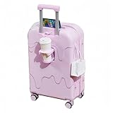 ・ブランド:Blyzo・製造元:Blyzo・モデル:1・製造元/メーカー部品番号:1・スーツケース カップホルダー付き キャリーケース 機内持ち込み キャリーバッグ 可愛い トランクケース サイズ 軽量 ロック付き 360度静音 キャスター...