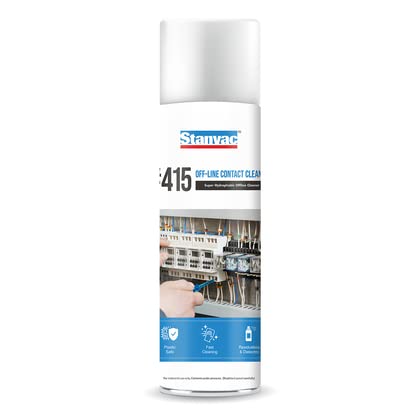 Stanvac 415 Electrical Contact Cleaner, Super Hydrophobic Offline ...