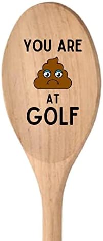 Second Ave Funny Joke You are Poo at Golf 12" Wooden Spoon Last Booby ...