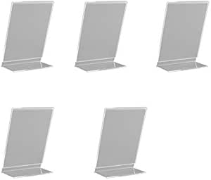 PRATYAHARA Pack of 5 Office Acrylic Display Flyer Stand Counter Pin ...