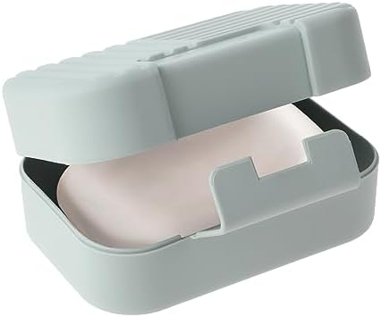 COMNICO Soap Holder Box Travel Portable Bar Soap Container Leakproof ...