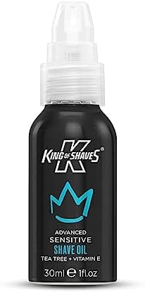 Amazon.com: King of Shaves Sensitive Advanced Shaving Oil With Handy ...