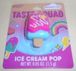 Amazon.com : Taste Squad Ice Cream Pop Lip Balm Birthday Cake : Beauty ...
