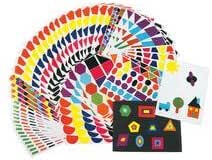 Amazon.com: Super Value Sticker Shapes Pack - 8100 Pieces : Toys & Games