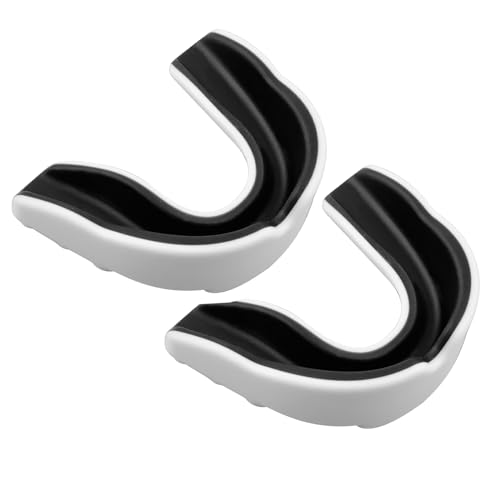 2PCS Gum Shield Adult, Mouthguard Slim Fit, Sports Premium Adult Mouth ...