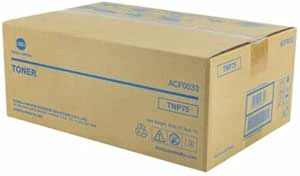 Amazon.com: TTCopier Genuine OEM Konica Minolta Black Toner TNP75 Cartridge ACF0033, 20K Yield ...