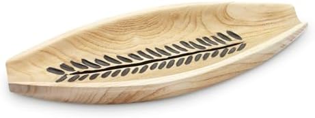 Amazon.com: Decorative Wooden dough bowls for home decor, Hand carved ...