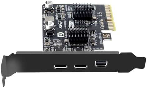 Amazon.com: 10Gbps PCI-E Express 4X & Mini DP Displayport 1.4 Input to ...