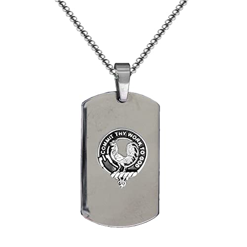 Amazon.com: Sinclair Scottish Clan Crest Stainless Steel Dog Tag ...