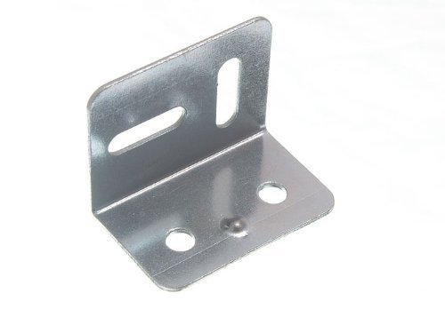 38MM SQUARE STRETCHER PLATE ANGLE BRACKET 2 HOLES 2 SLOTS ( pack 25 ...