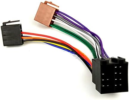 RED WOLF ISO Radio Connector 16 Pin Car Stereo Radio Wire Harness ISO ...