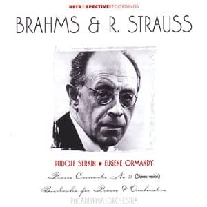 Brahms:Piano Concerto No.2: Serkin, Ormandy: Amazon.es: CD y vinilos}
