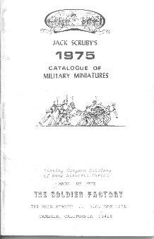 Jack Scruby's Military Miniatures - 1975 Catalog: Scruby, Jack: Amazon ...
