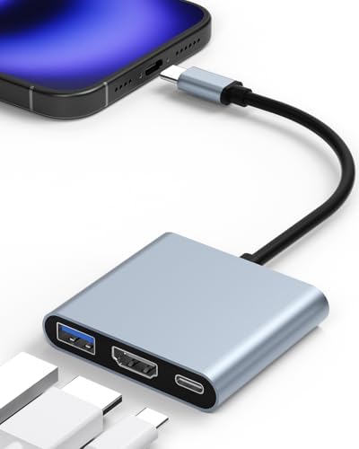 Amazon.com: USB C Hub, USB C to HDMI Adapter Docking Station for ...