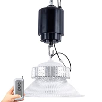 Electric Chandelier Lift, 15/20/25m Adaptive Height Lamp Hoist Lifter ...
