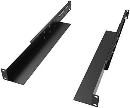 Amazon.com: JINGCHENGMEI 1U Universal 4-Post Rack Mount Server Shelf ...