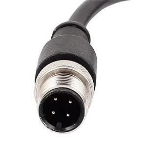 Amazon.com: keisnoaja M12 Male Straight 4 Pin Sensor Connector ...