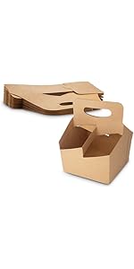 Amazon.com: MT Products Kraft Drink Carrier With Handles Holds Up To 4 ...