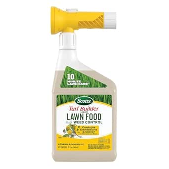 Amazon.com : Scotts Turf Builder Liquid Lawn Food Plus Weed Control ...