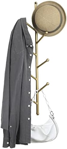 Amazon.com: Sinytar Black Coat Rack Wall Mount Set of 2, Hat Rack for ...