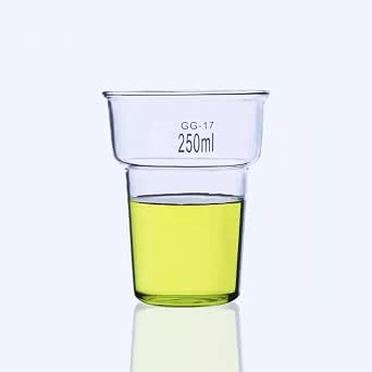 Thick Wall Glass Beaker 250-400ml - Durable Laboratory Glassware for ...