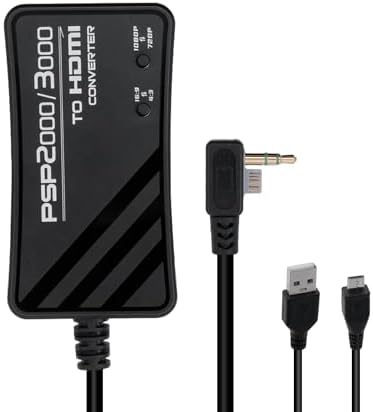 Mcbazel PSP 2000/3000 to HDMI Converter,Multifunctional HDTV HDMI ...