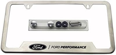 Amazon.com: Eurosport Daytona Black License Plate Frame- Ford ...