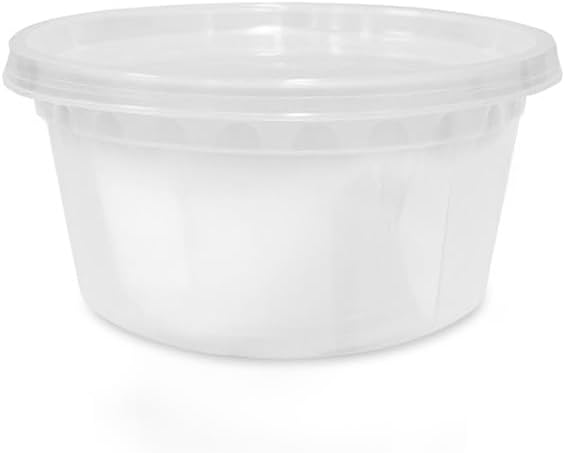 48 Count 12oz Deli Food Containers Sets with Lids, Heavy-Duty, Food ...