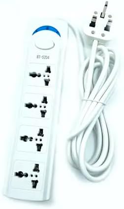 extension board, 4-way power Extension Cord 4 Universal Outlets with 3m ...