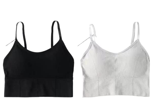 Broadbeno Girls Sports Yoga Gym BraCrop Top Push Up Wire Free Women Bra ...