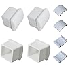 𝟒 𝐏𝐜𝐬 AC36-2 Replacement Rubber End Caps, Fit for Ladder Standoff ...