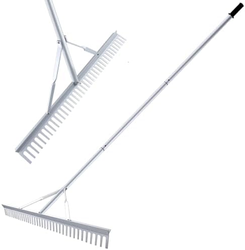 Amazon.com : KYLIN Aluminum Landscape Rake Heavy Duty with 36Tines ...