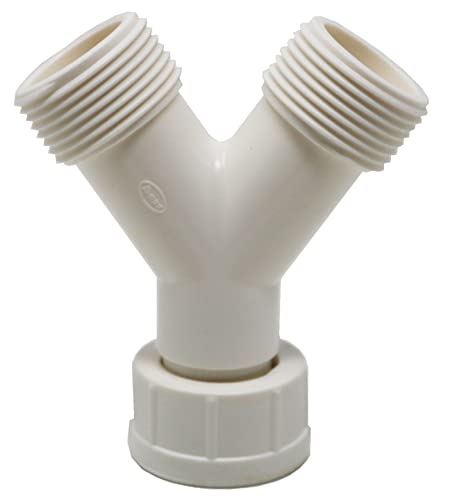 fiXte Washing Machine Dishwasher Hose Plasitc Y Piece Inlet Splitter ...