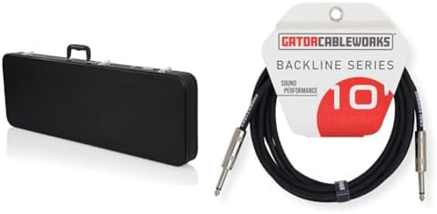 Amazon.com: Gator Cases Hard-Shell Wood Case for Standard Electric ...