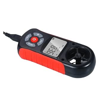 Amazon.com: EQBVZZRD Wind Sensors 8 in 1 Handheld Digital Anemometer ...