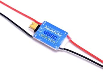 Readytosky 5V and 12V UBEC 3A Output 2-6S LiPo DC-DC Voltage Converter ...