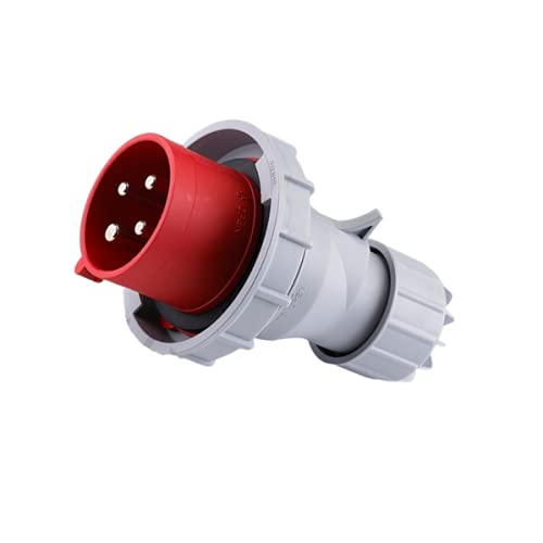 IP67 Straight Plug (PP09P) - 16 Amp, 4 Pin, 415V, 6h, Three Phase ...