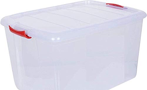 ARISTO Multipurpose Plastic Storage Container Box with Wheels 25 LTR ...